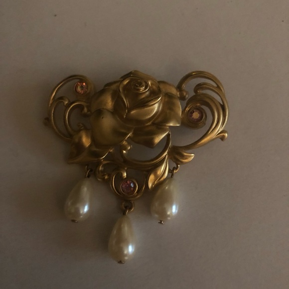 Avon | Jewelry | Vintage Avon Rose Pin 424 25 Or 2 Woffer | Poshmark